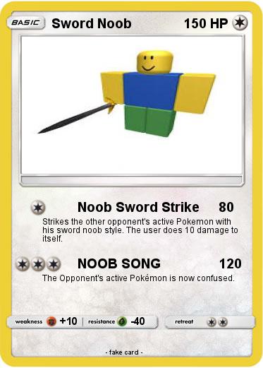Pokémon Sword Noob - Noob Sword Strike - My Pokemon Card