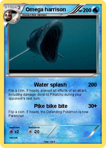 Pokémon Omega harrison - Water splash - My Pokemon Card