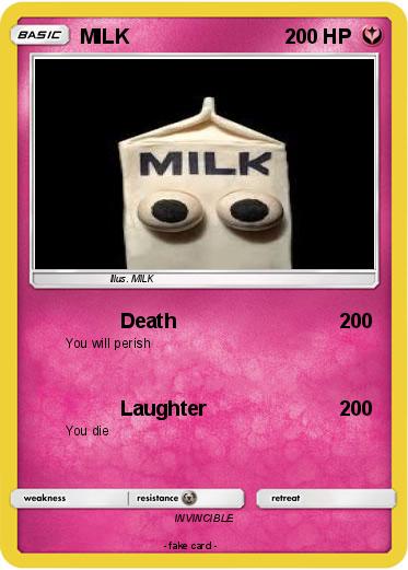 Pokémon MILK 196 196 - Death - My Pokemon Card
