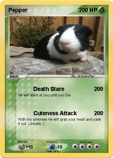 Pokémon Pepper 76 76 - Death Stare - My Pokemon Card