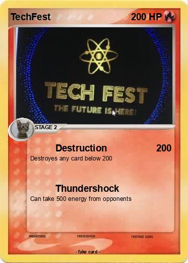 Pokémon TechFest - Destruction - My Pokemon Card