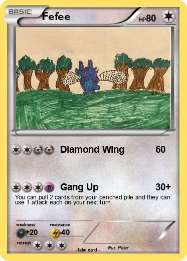 Pokémon Fefee - Diamond Wing - My Pokemon Card