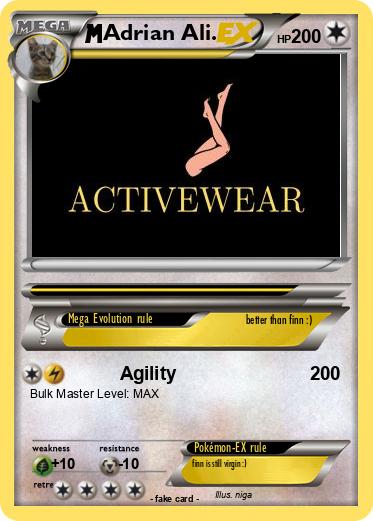Pokémon Adrian Ali - Agility - My Pokemon Card