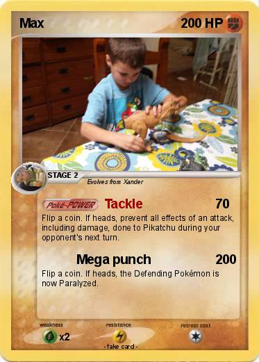 Pokémon Max 1544 1544 - Tackle - My Pokemon Card