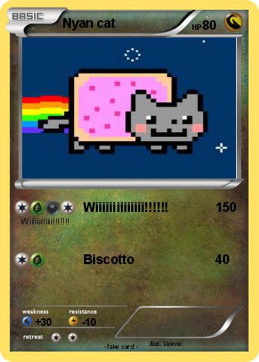 Pokémon Nyan cat 3467 3467 - Wiiiiiiiiiiiiii!!!!!! - My Pokemon Card