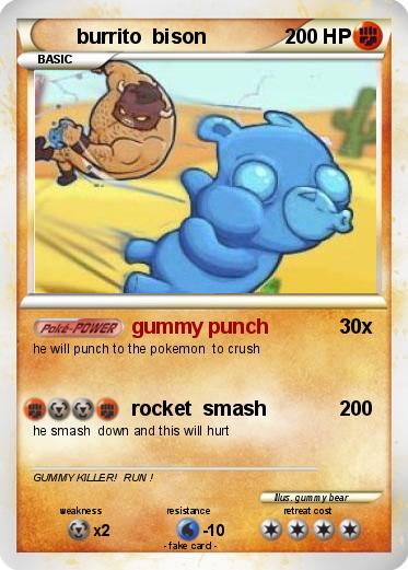 Pokémon burrito bison 3 3 - gummy punch - My Pokemon Card