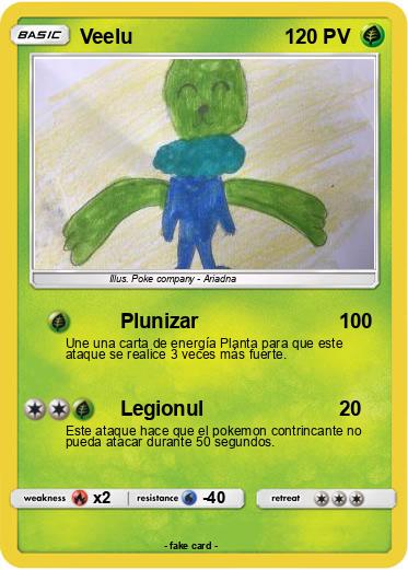 Pokémon Veelu - Plunizar - Mi carta pokémon