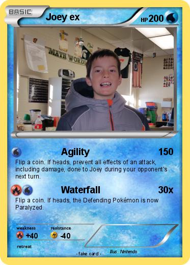 Pokémon Joey ex 8 8 - Agility - My Pokemon Card