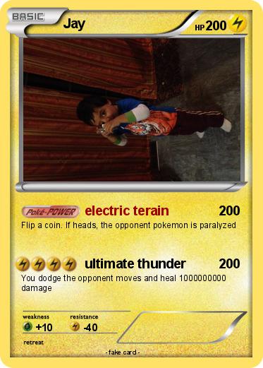 Pokémon Jay 890 890 - electric terain - My Pokemon Card