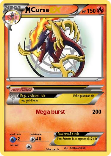 Pokémon Curse 74 74 - Mega burst - My Pokemon Card
