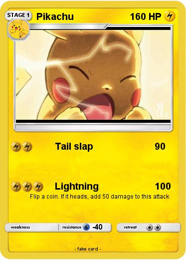 Pokémon Pikachu 20860 20860 - Tail slap - My Pokemon Card