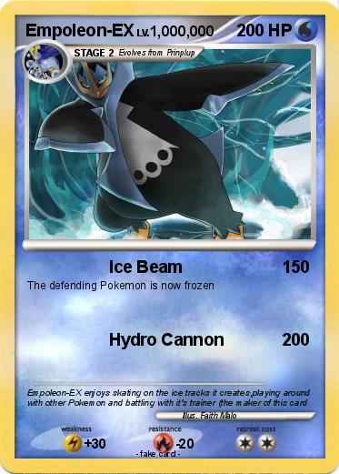 Pokémon Empoleon EX 24 24 - Ice Beam - My Pokemon Card
