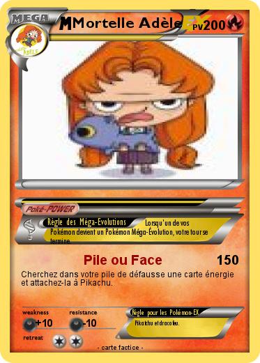 Pokémon Mortelle Adele 1 1 - Pile ou Face - Ma carte Pokémon