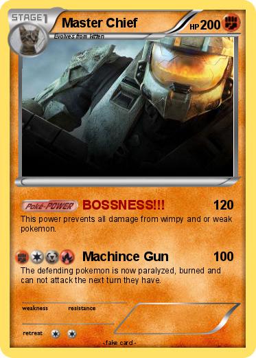 Pokémon Master Chief 1592 1592 - BOSSNESS!!! - My Pokemon Card