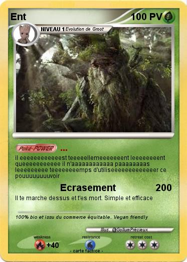 Pokémon Ent 28 28 - ... - Ma carte Pokémon