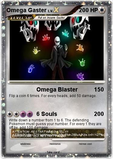 Pokémon Omega Gaster 1 1 - Omega Blaster - My Pokemon Card
