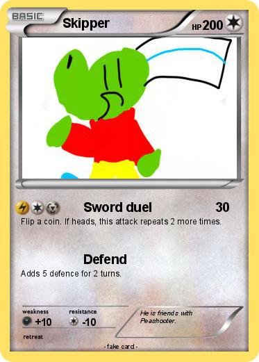 Pokémon Skipper 69 69 - Sword duel - My Pokemon Card