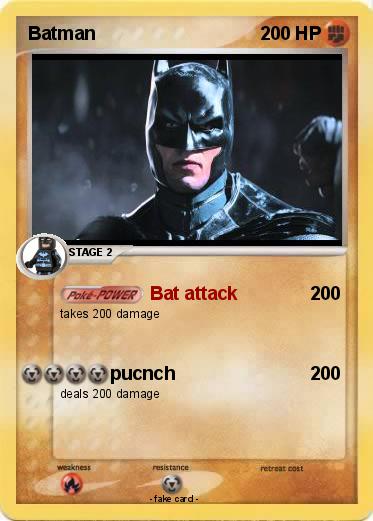 Pokémon Batman 1203 1203 - Bat attack - My Pokemon Card