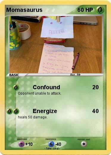 Pokémon Momasaurus 1 1 - Confound - My Pokemon Card