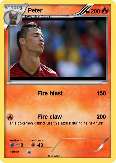 Pokémon Peter 1229 1229 - Fire blast - My Pokemon Card