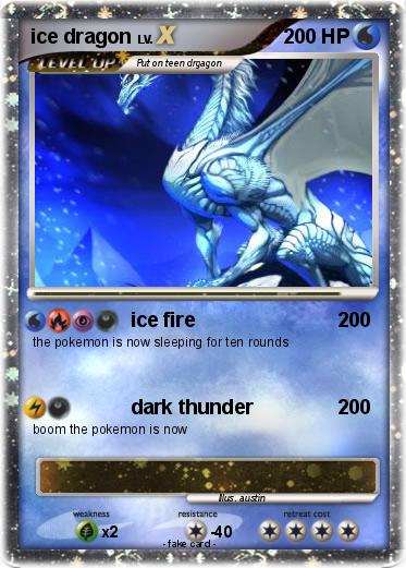 Pokémon ice dragon 243 243 - ice fire - My Pokemon Card