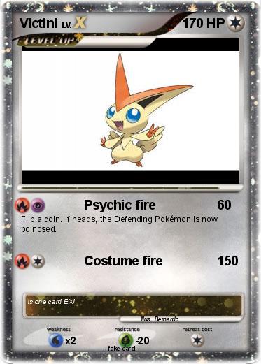 Pokémon Victini 2204 2204 - Psychic fire - My Pokemon Card