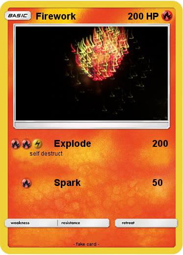 Pokémon Firework 41 41 - Explode - My Pokemon Card
