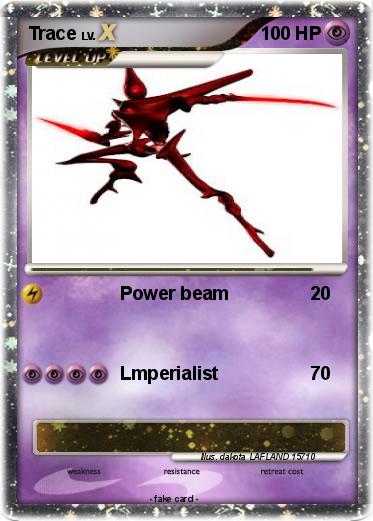 Pokémon Trace 22 22 - Power beam - My Pokemon Card