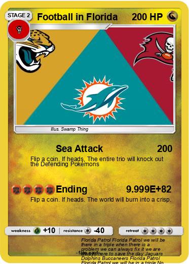 Pokémon Football in Florida - Sea Attack - My Pokemon Card