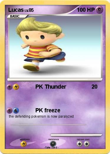 Pokémon Lucas 661 661 - PK Thunder - My Pokemon Card