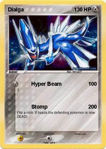 Pokémon Dialga 5297 5297 - Hyper Beam - My Pokemon Card