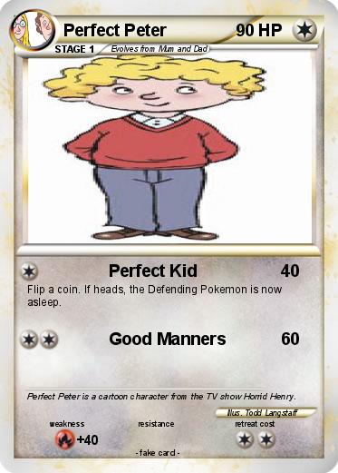 Pokémon Perfect Peter - Perfect Kid - My Pokemon Card
