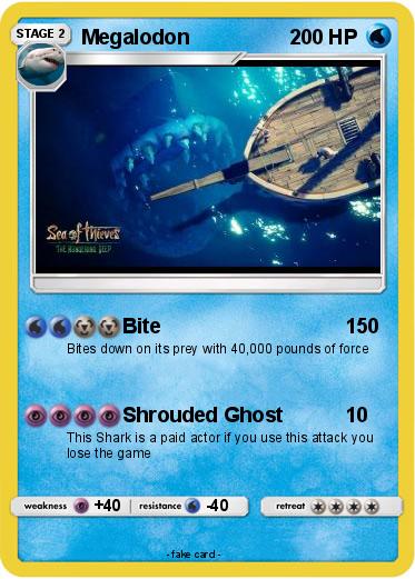 Pokémon Megalodon 408 408 - Bite - My Pokemon Card