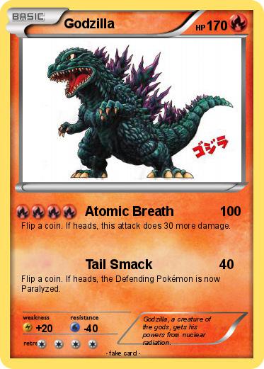 Pokémon Godzilla 2569 2569 - Atomic Breath - My Pokemon Card