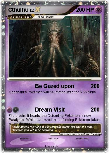 Pokémon Cthulhu 124 124 - Be Gazed upon - My Pokemon Card