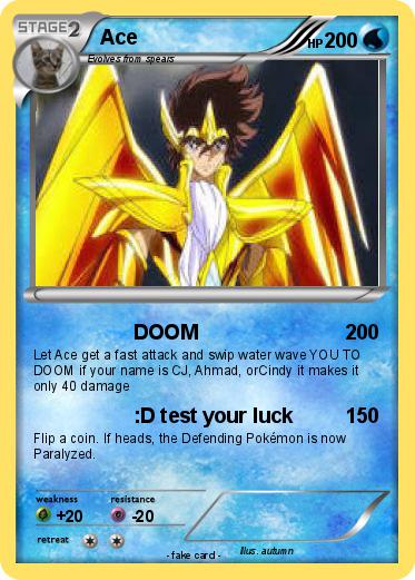 Pokémon Ace 741 741 - DOOM - My Pokemon Card