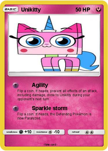 Pokémon Unikitty 137 137 - Agility - My Pokemon Card