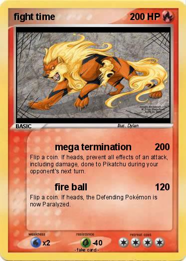 Pokémon fight time 3 3 - mega termination - My Pokemon Card