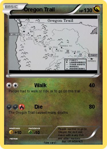 Pokémon Oregon Trail 3 3 - Walk - My Pokemon Card