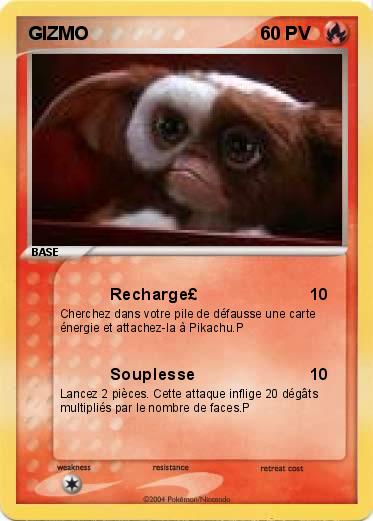 Pokémon GIZMO 7 7 - Recharge£ - Ma carte Pokémon