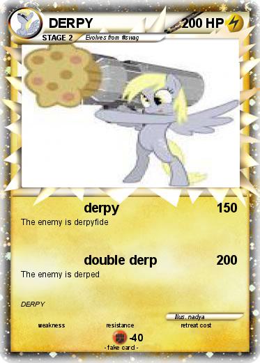 Pokémon DERPY 751 751 - derpy - My Pokemon Card