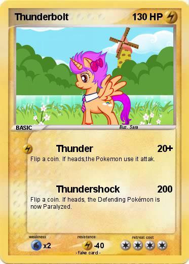 Pokémon Thunderbolt 59 59 - Thunder - My Pokemon Card