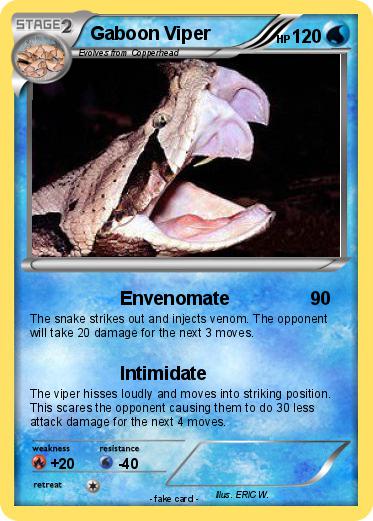 Pokémon Gaboon Viper 1 1 - Envenomate - My Pokemon Card