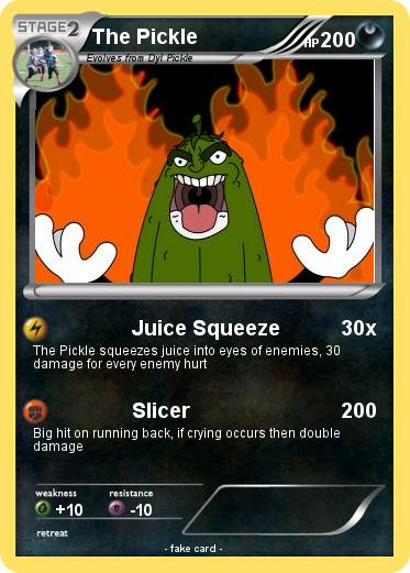 Pokémon The Pickle 3 3 - Juice Squeeze - My Pokemon Card