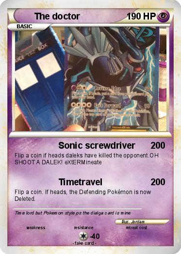 Pokémon The doctor 431 431 - Sonic screwdriver - My Pokemon Card