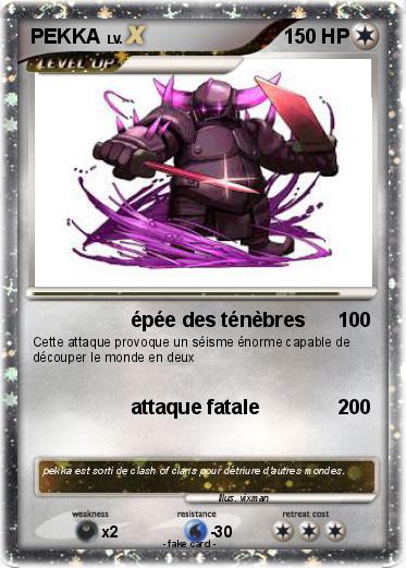 Pokémon PEKKA 77 77 - épée des ténèbres - My Pokemon Card