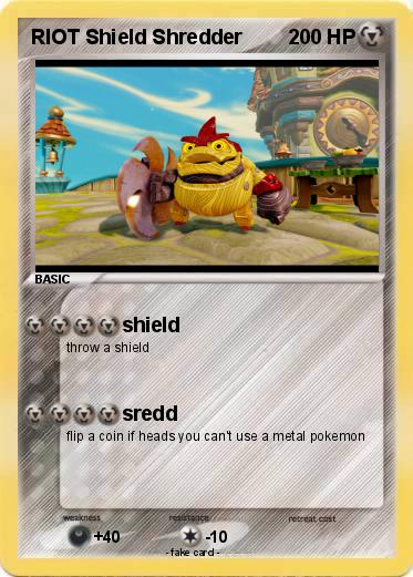 Pokémon RIOT Shield Shredder - shield - My Pokemon Card