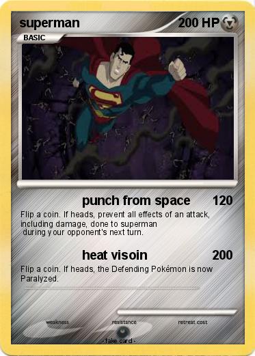 Pokémon superman 405 405 - punch from space - My Pokemon Card