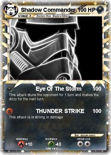 Pokémon Shadow Commander - Eye Of The Storm - My Pokemon Card