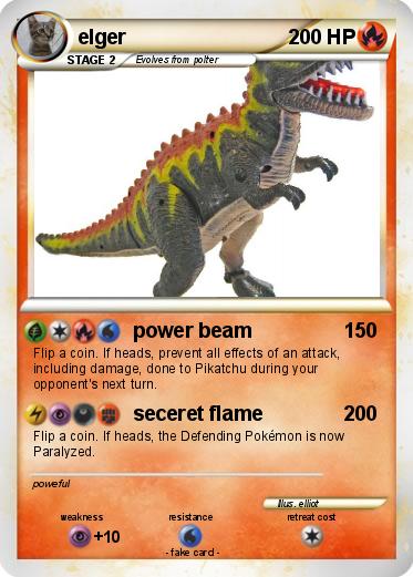 Pokémon elger - power beam - My Pokemon Card